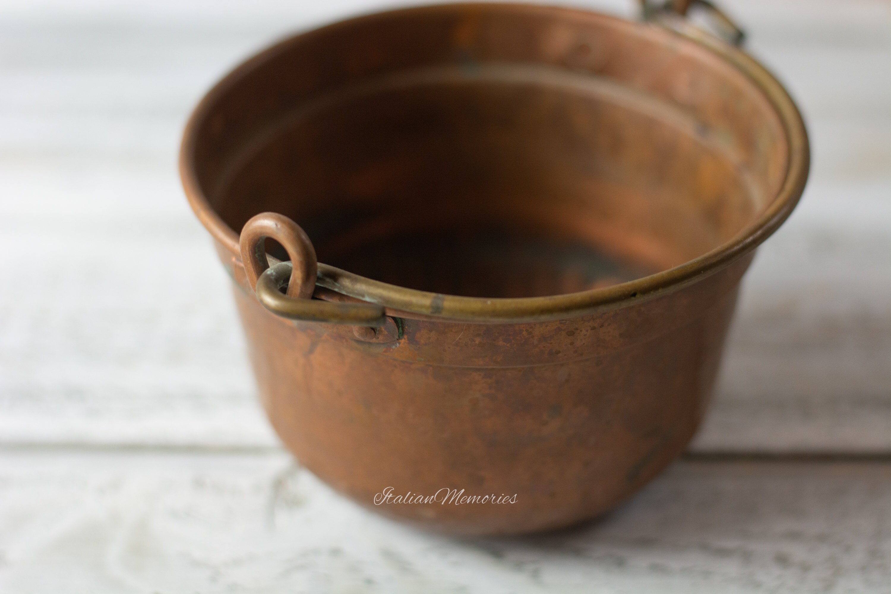 Old Italian Copper Pot - Etsy
