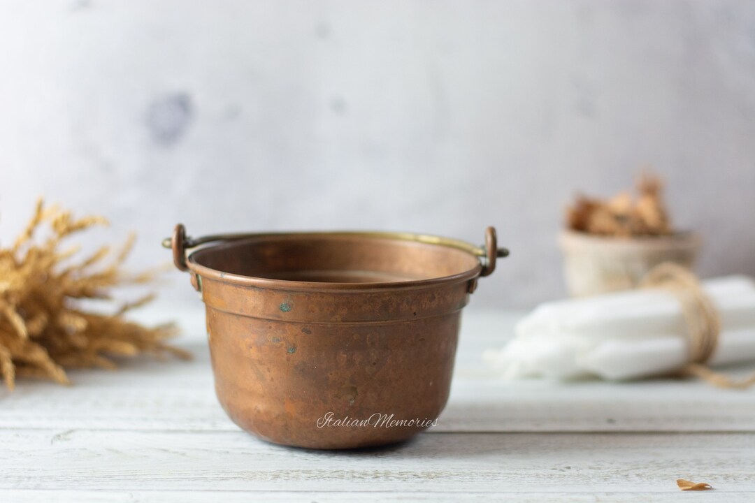 Old Italian Copper Pot - Etsy
