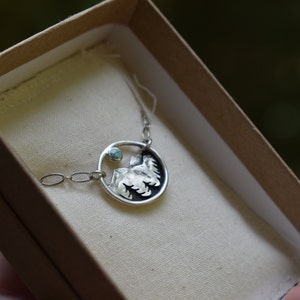 Alpine Dreamer Turquoise Mountain Pines Necklace Sterling Silver Nature ...