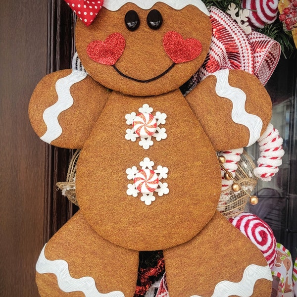 Gingerbread Wreath - Etsy