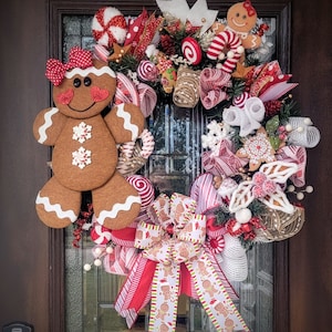 Gingerbread Wreath Attachment Tutorial, No Sew PDF Pattern, DIY ...