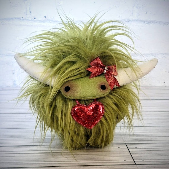 Grinch Highland Cow Christmas Gnome Tiered Tray Decoration - Etsy