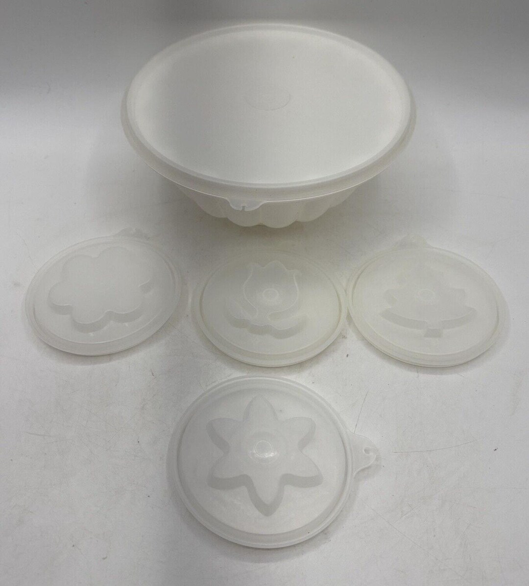 Vintage TUPPERWARE Jell-n-serve Jello Mold Tray 4 Lid Designs - Etsy