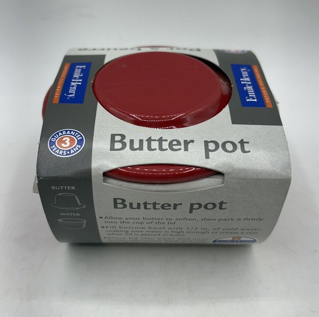 Emile Henry Butter Pot Red William Sonoma NEW - Etsy