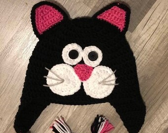 Crochet Cat Face - Etsy