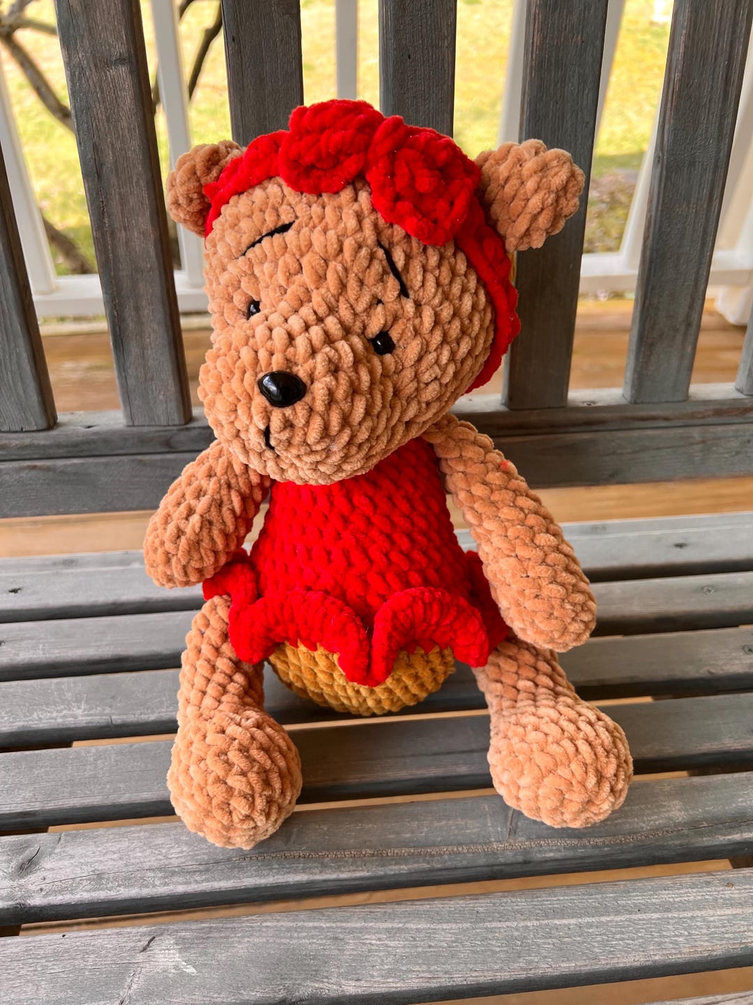 Adele the Stuffed Bear-bear Plushie-stuffed Animal - Etsy