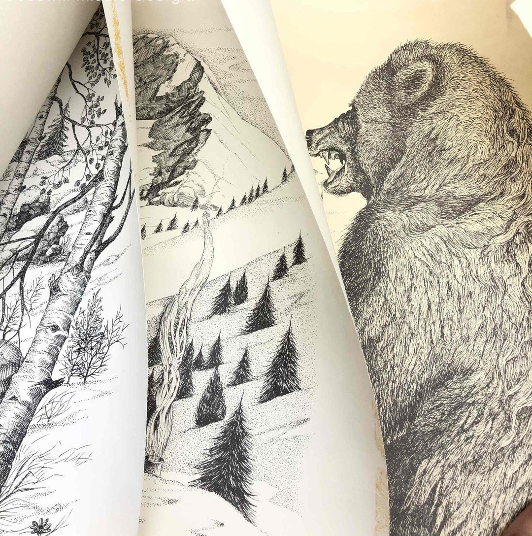 3LARGE Danbrewersigned Artprintlot Dan"buffler"brewer Mountainman - Etsy