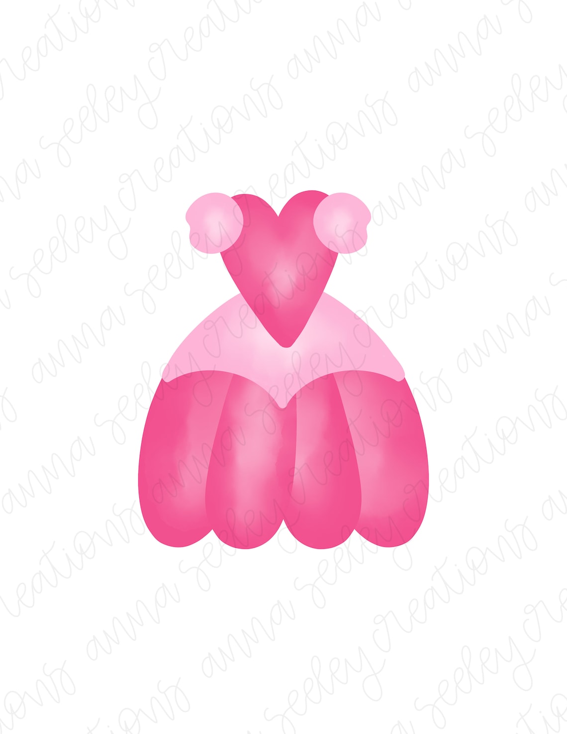 Set of 5 Princess Dresses PNG Clip Art Image Files for - Etsy