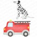 Fireman Bundle - Fire Firetruck Truck Dalmatian Dog Hydrant Hose Water ...