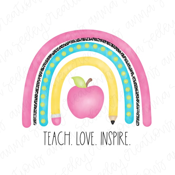 School Rainbow for Teachers & Teacher Appreciation Week Gift | Etsy