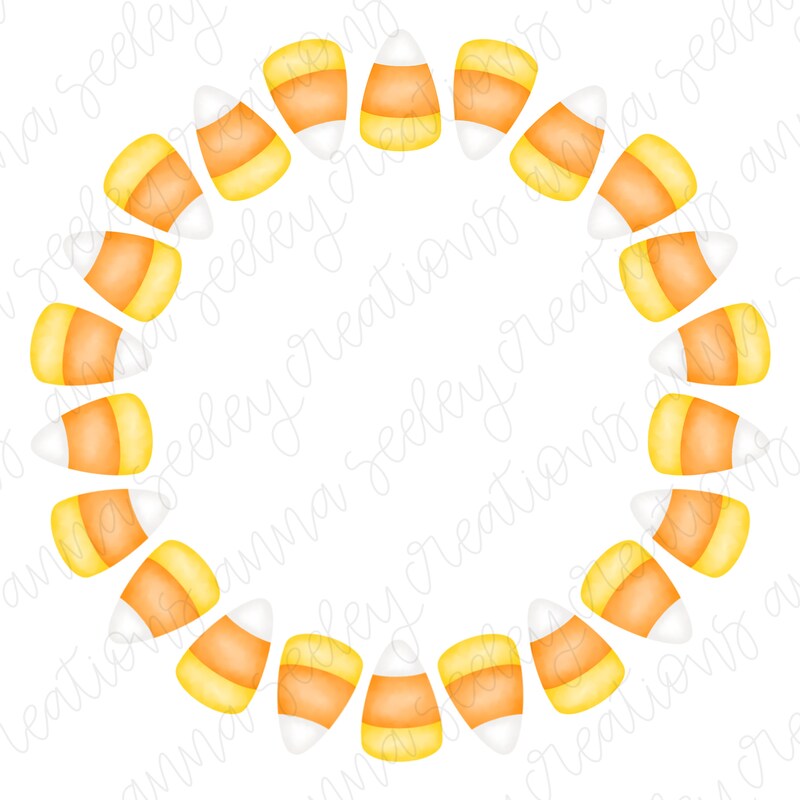 Corn Border Watercolor - Etsy