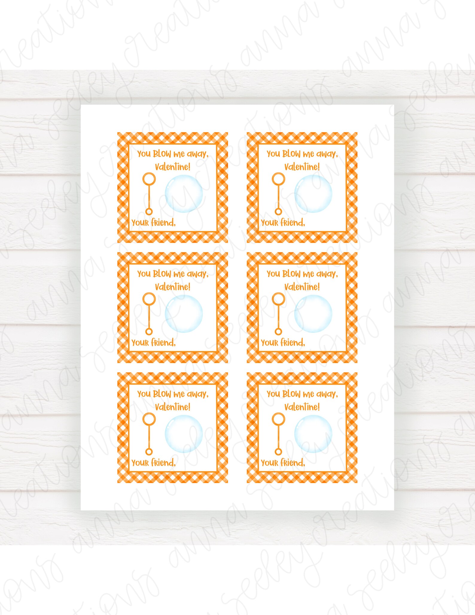 Printable Non-editable PDF 3x3in 6 Colors Included Bubbles - Etsy