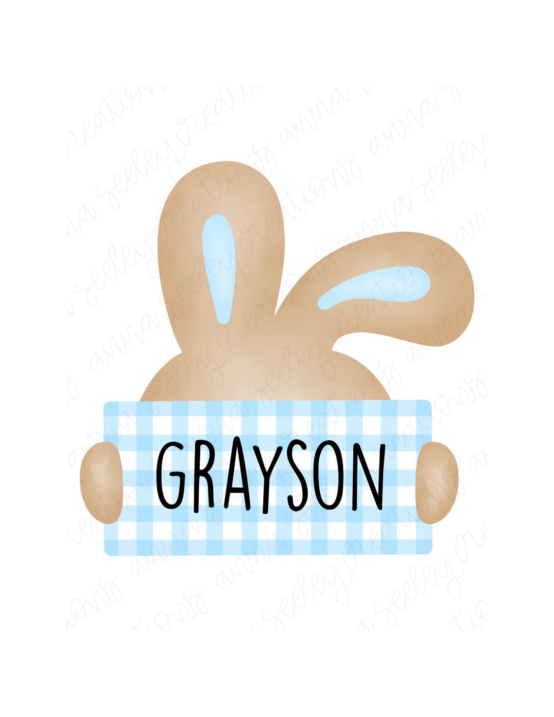 Girl Watercolor Easter Bunny Peter Cottontail Rabbit With Pink - Etsy