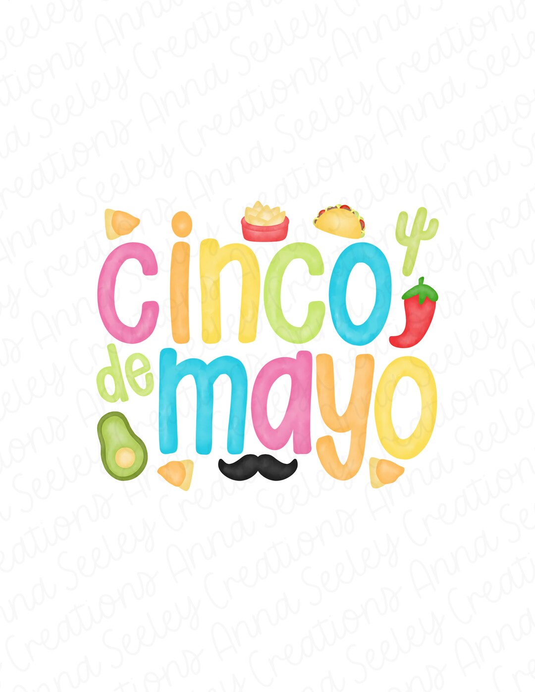 Watercolor Cinco De Mayo Fiesta Taco PNG Clipart Design for Heat ...