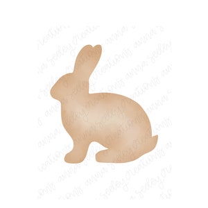 Watercolor Easter Bunny Peter Cottontail Rabbit With Blue Boy and Pink ...