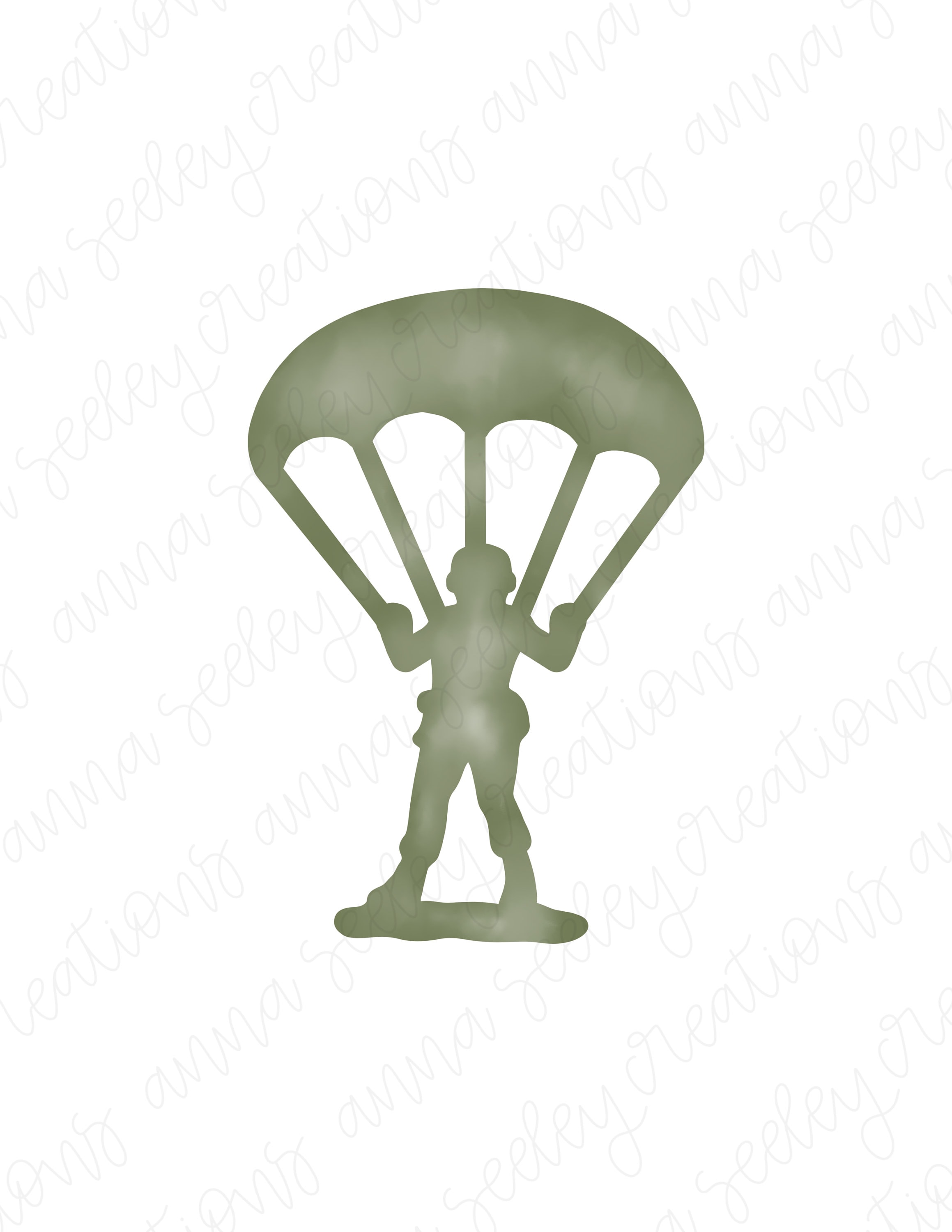 Army Parachute Clipart