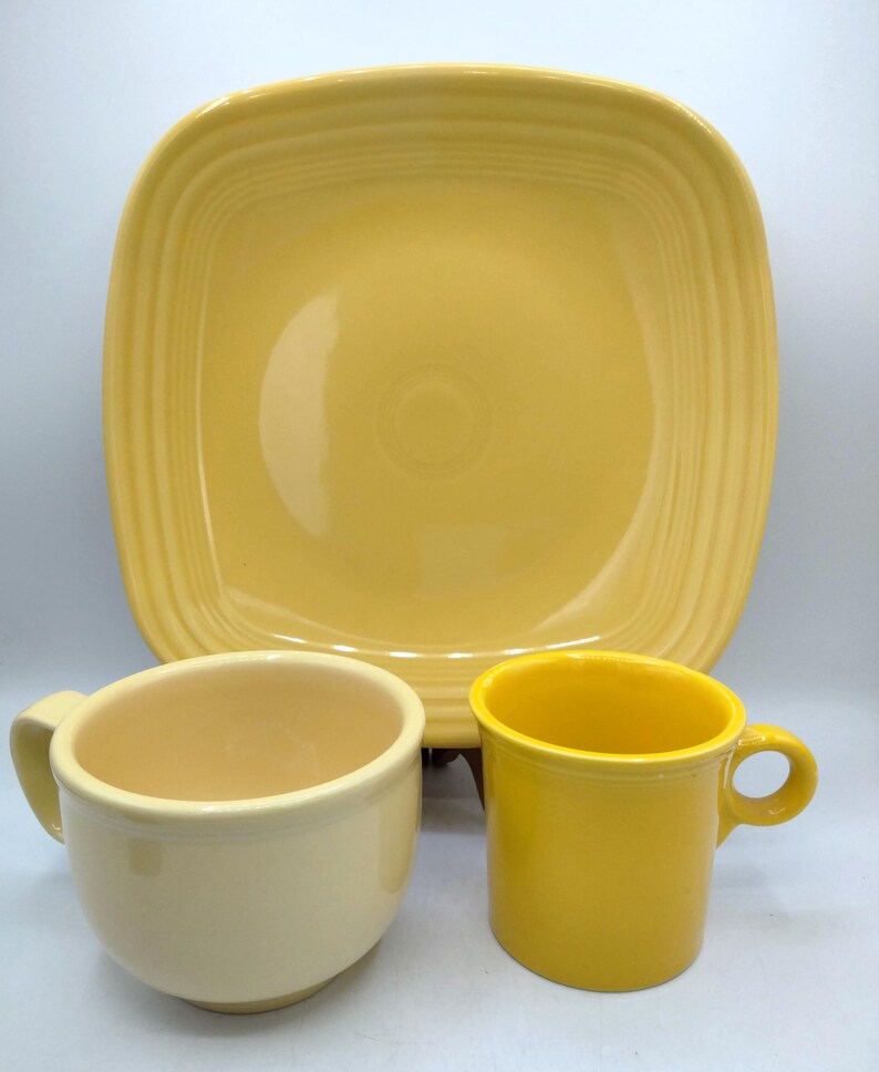Fiesta Square 10" Dinner Plate COLOR CHOICE! Homer Laughlin Fiestaware ...