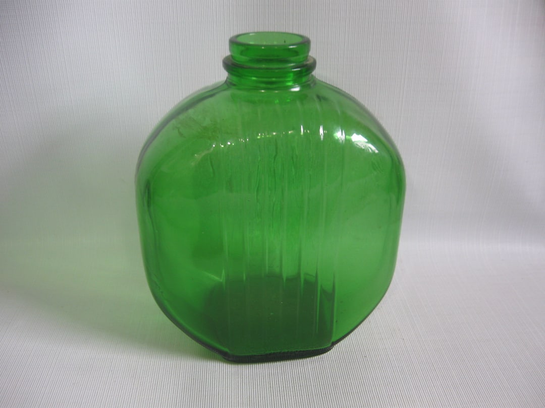 Owens Illinois Duraglas Refrigeratorjug, Vintage Green Water Bottle ...