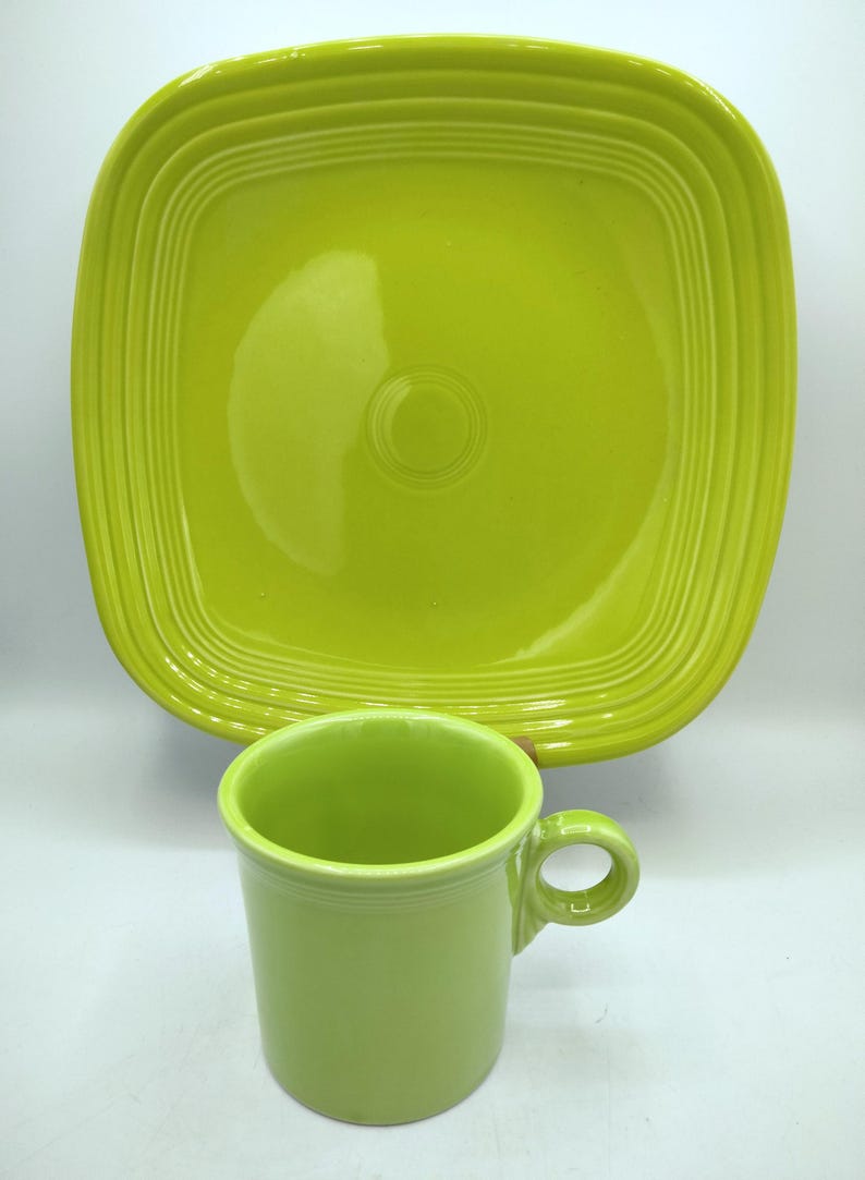 Fiesta Square 10" Dinner Plate COLOR CHOICE! Homer Laughlin Fiestaware ...