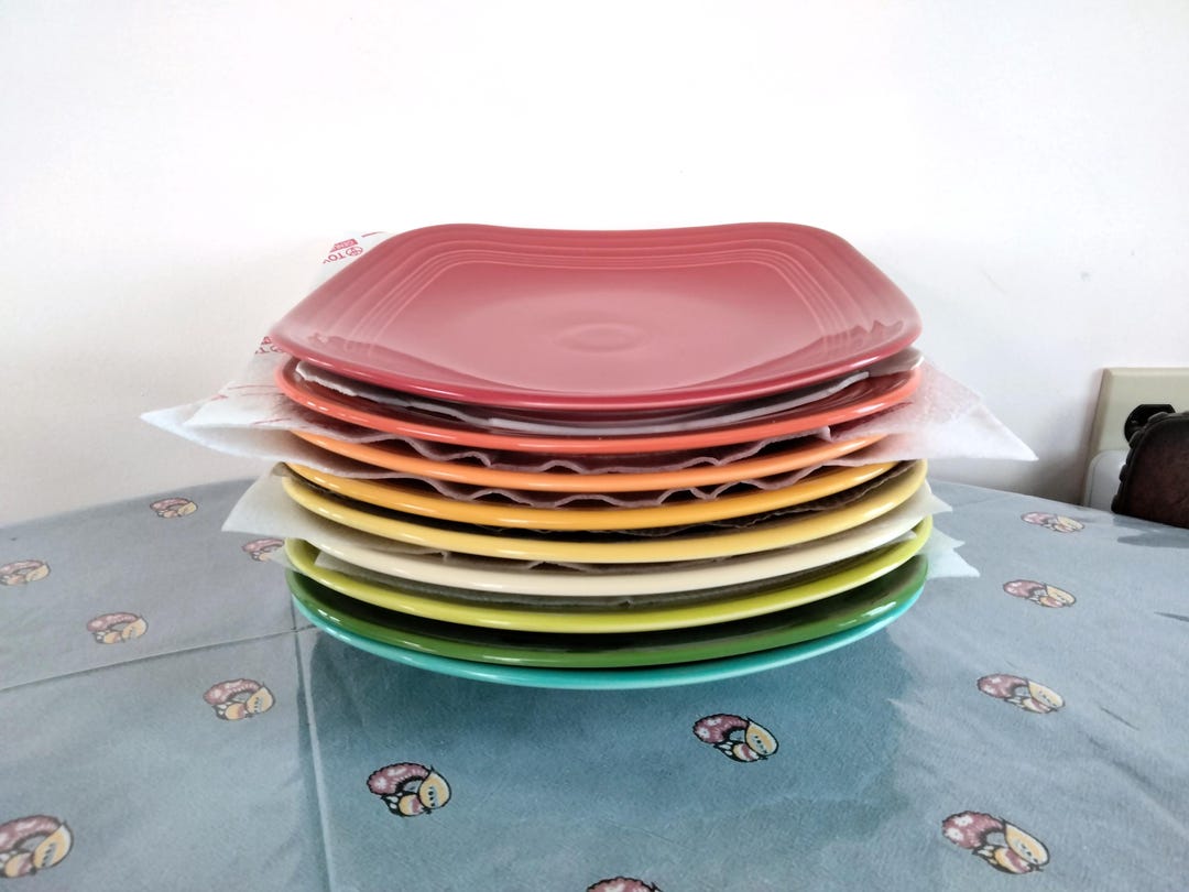 Fiesta Square 10" Dinner Plate COLOR CHOICE! Homer Laughlin Fiestaware ...