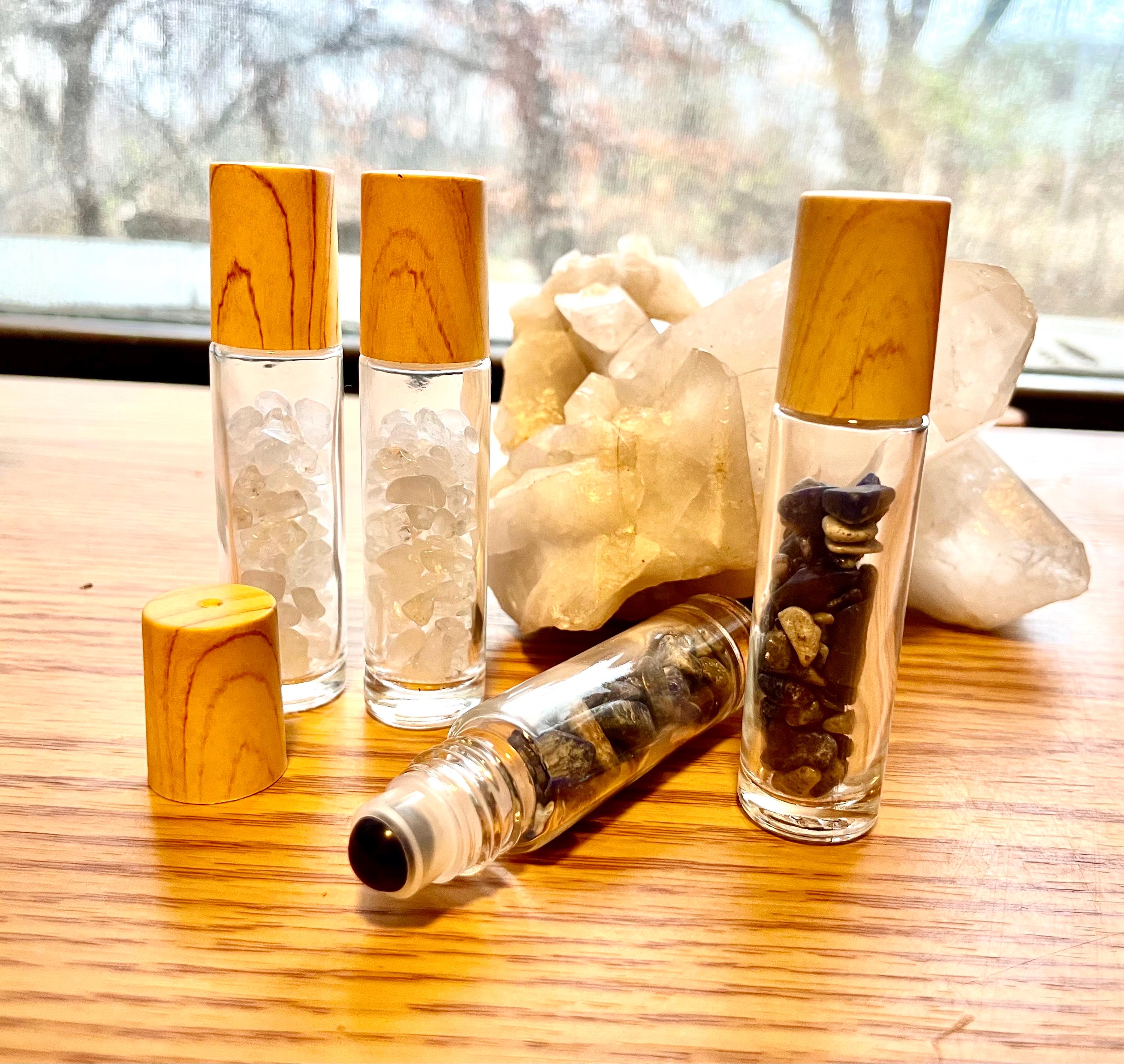 LAPIS Lazuli - CRYSTAL Quartz - Roll on - Meditative, Uplifting Healing ...