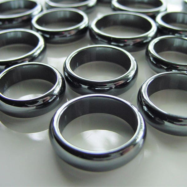 Hematite Ring - Etsy