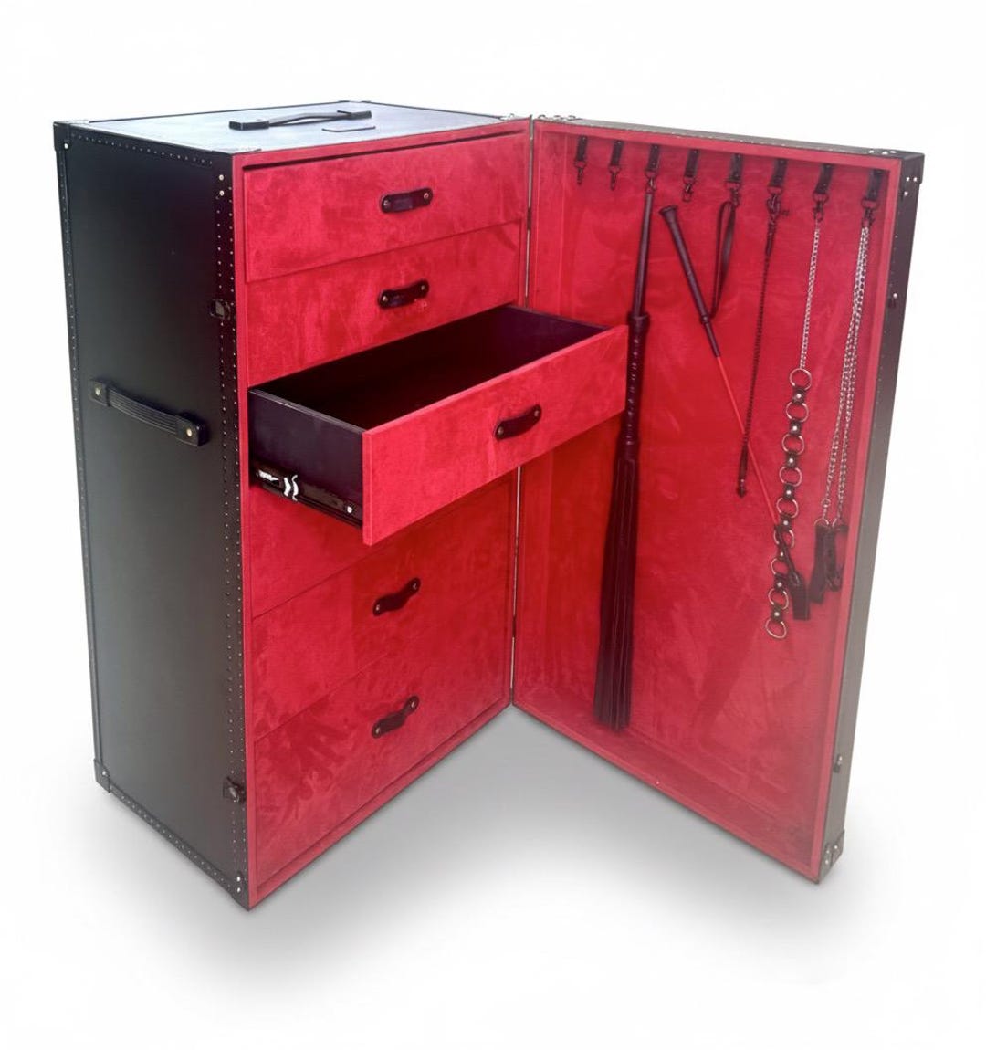 The Luxe Leather Chest - Etsy