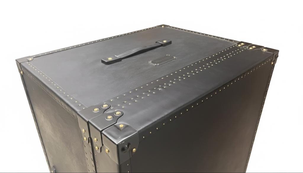 The Luxe Leather Chest - Etsy