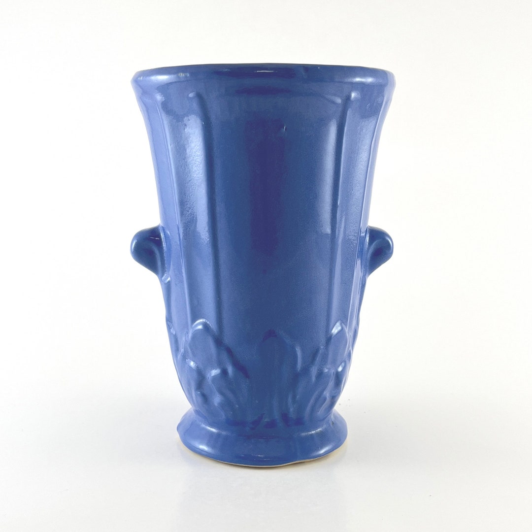 1940's Robinson Ransbottom RRP Pottery Periwinkle Blue Vase - Etsy