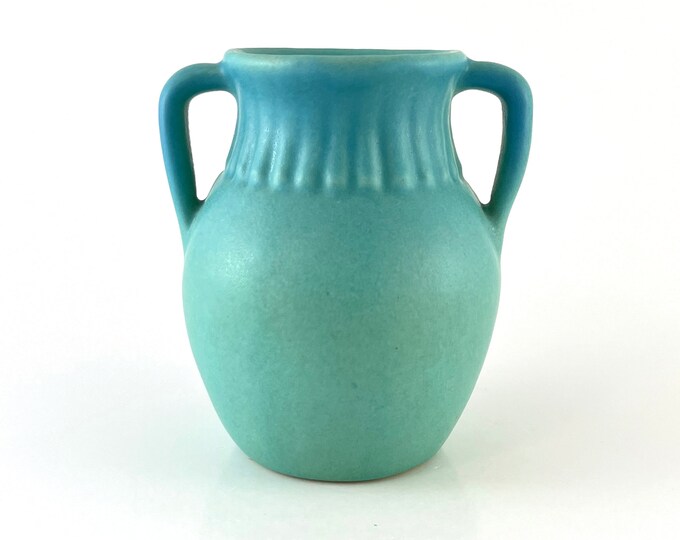 Van Briggle Ming Blue original Hand Carved fred Willis Vase - Etsy