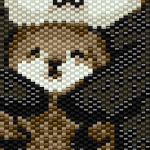 Sea Otter With Pup Peyote Beading Pattern - Even Count Flat - PDF ...