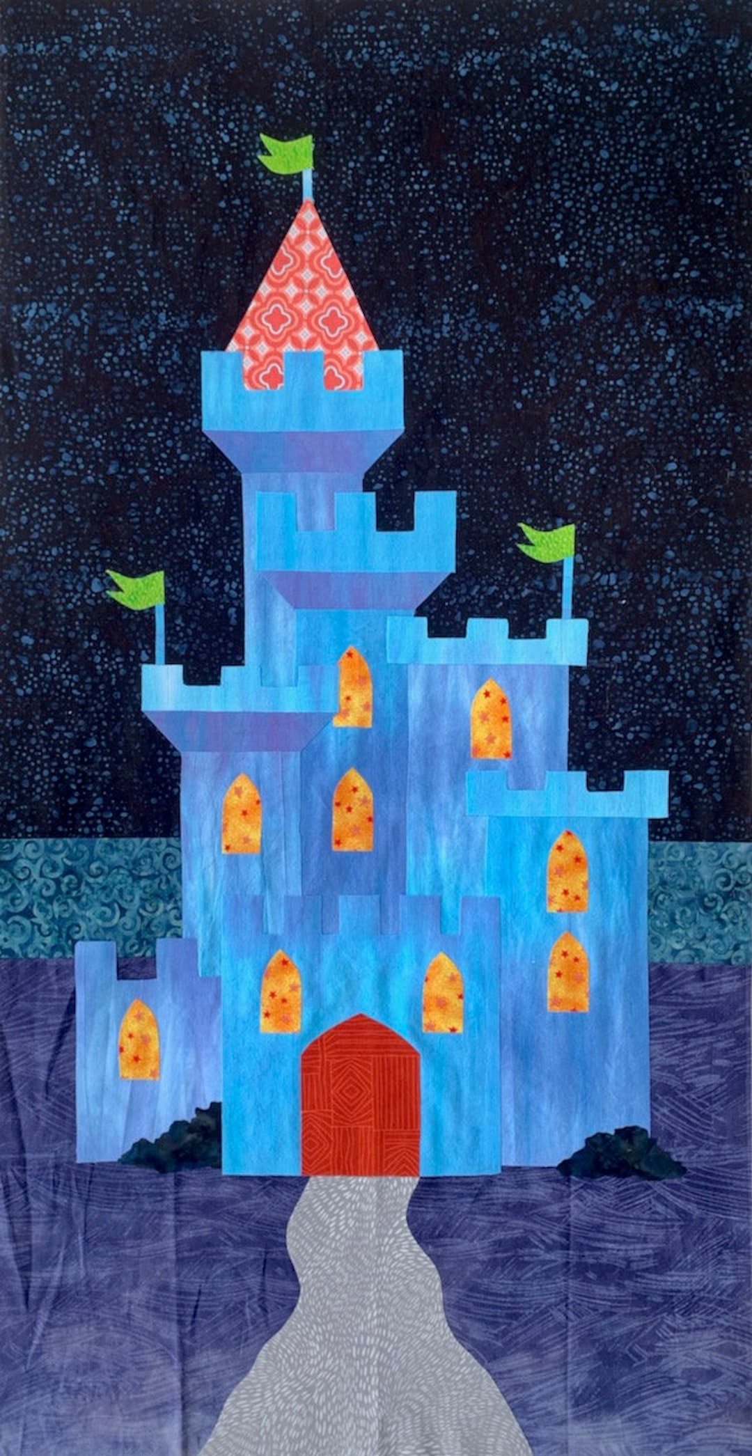 Mythical Castle Quilt Appliqué PDF Pattern - Etsy