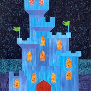 Mythical Castle Quilt Appliqué PDF Pattern - Etsy
