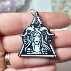 Silver Plated Behemoth Witch Necklace Witchy Jewellery - Etsy