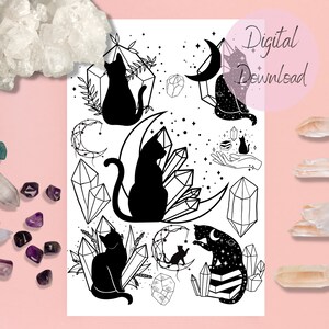 Crazy About Crystals 11 Colouring Pages - Digital Downloadable Print at ...