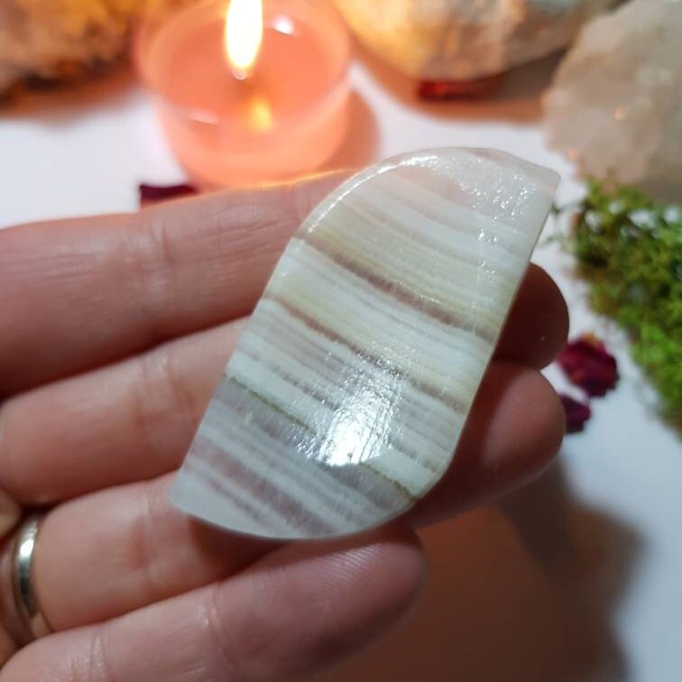 Mexican Onyx worry stone Soothes stress and worry | Etsy