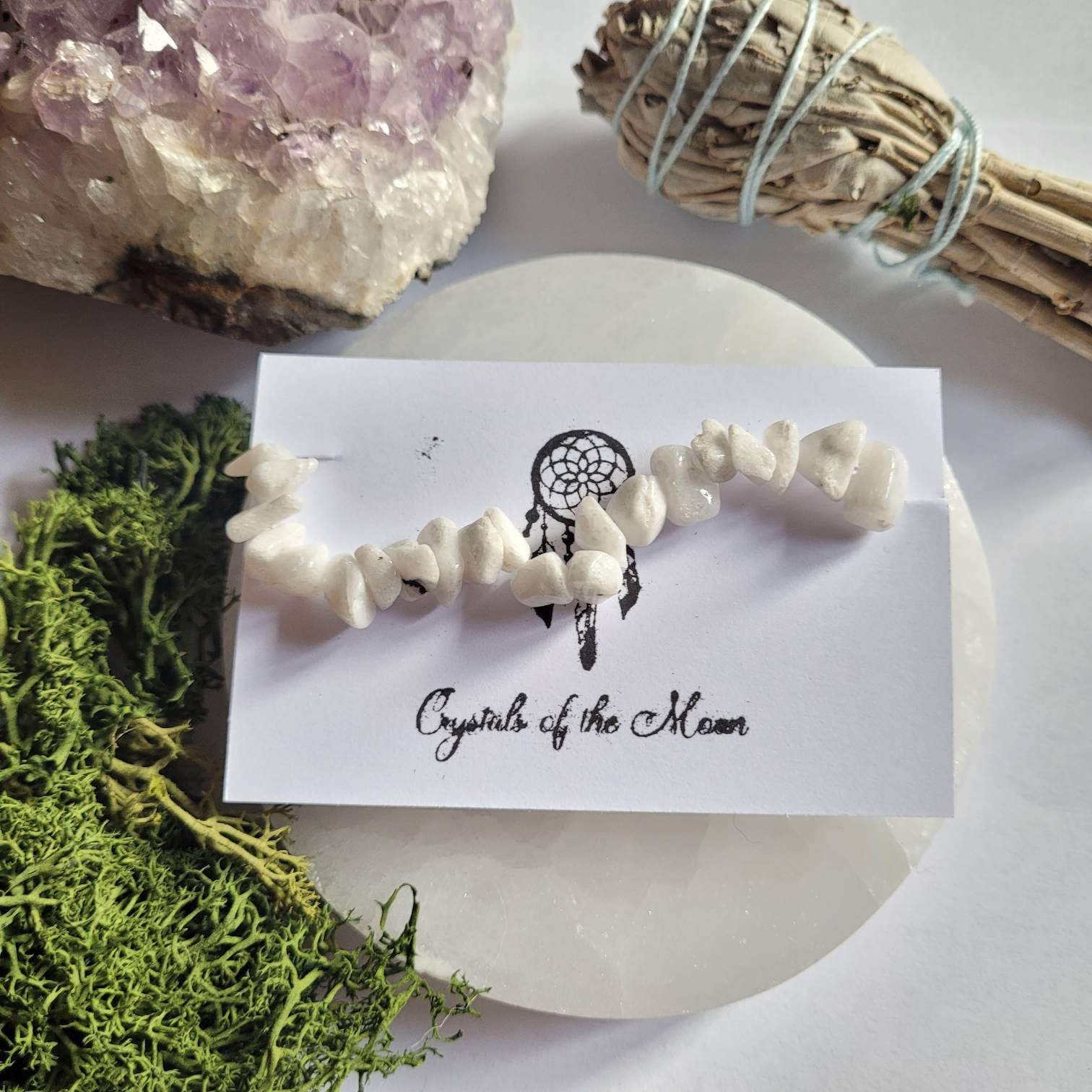 Snow Quartz Calming Bracelet Soothes Emotions - Etsy UK