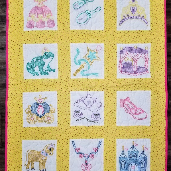 Princess Quilt - Etsy
