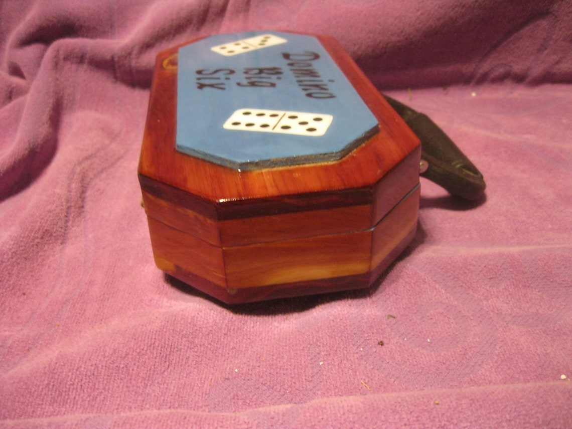 DOMINO BIG SIX Domino Box-medium Blue - Etsy
