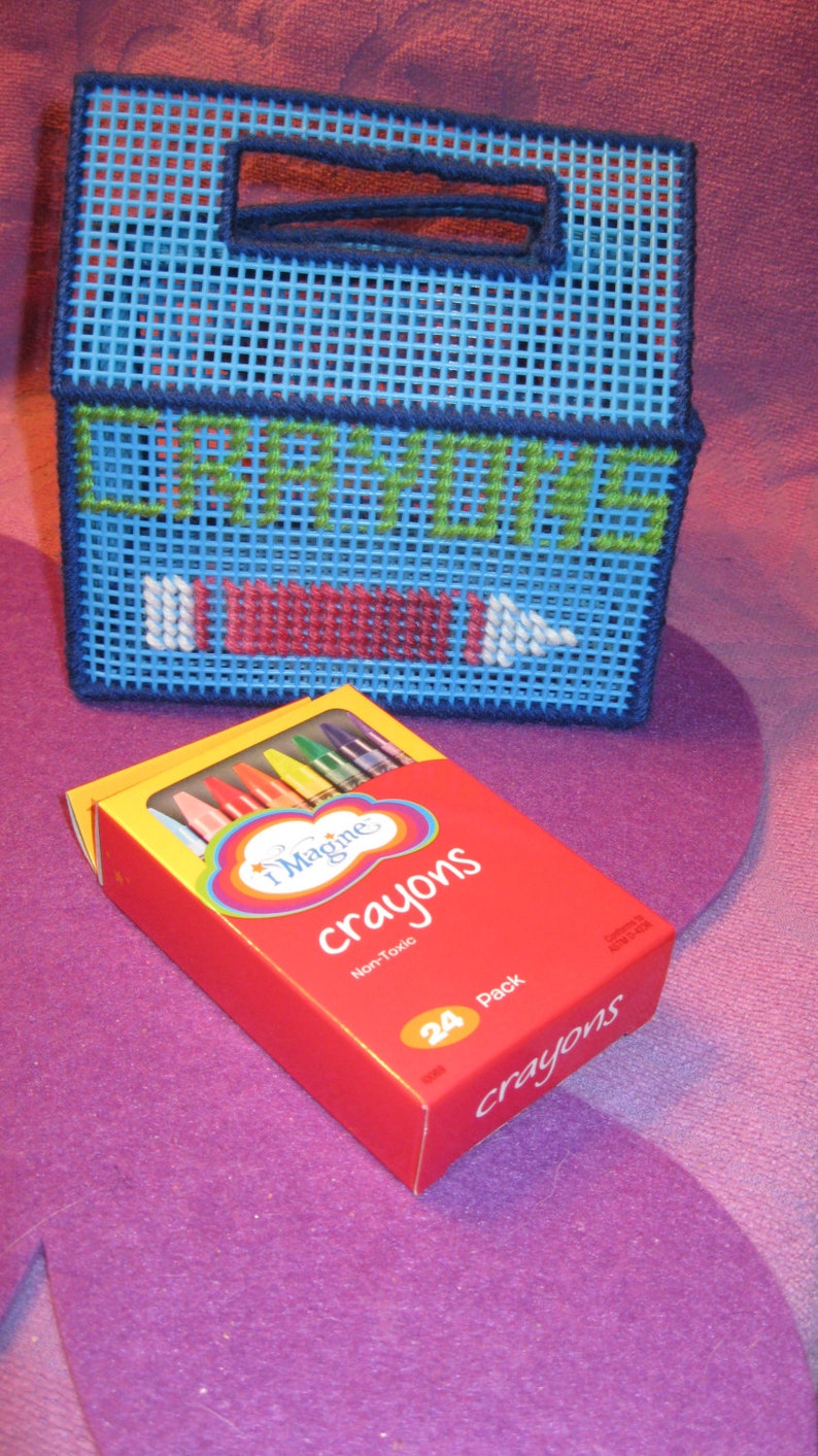 PLASTIC CANVAS CRAYON Medium Blue - Etsy