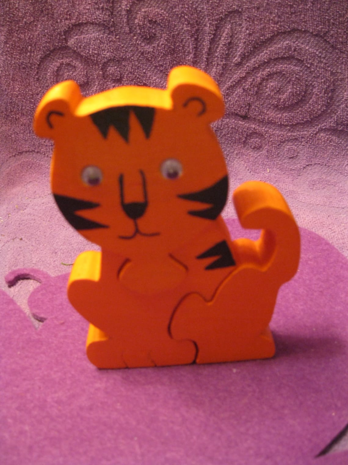 TIGER 3 Piece WOODEN PUZZLE - Etsy UK