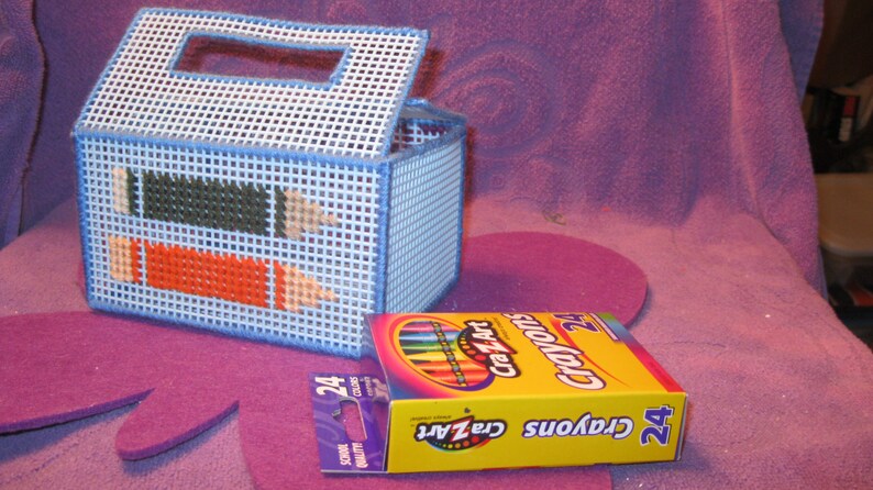PLASTIC CANVAS CRAYON Baby Blue - Etsy