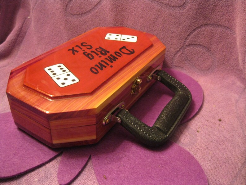 DOMINO BIG SIX Domino Box-red - Etsy