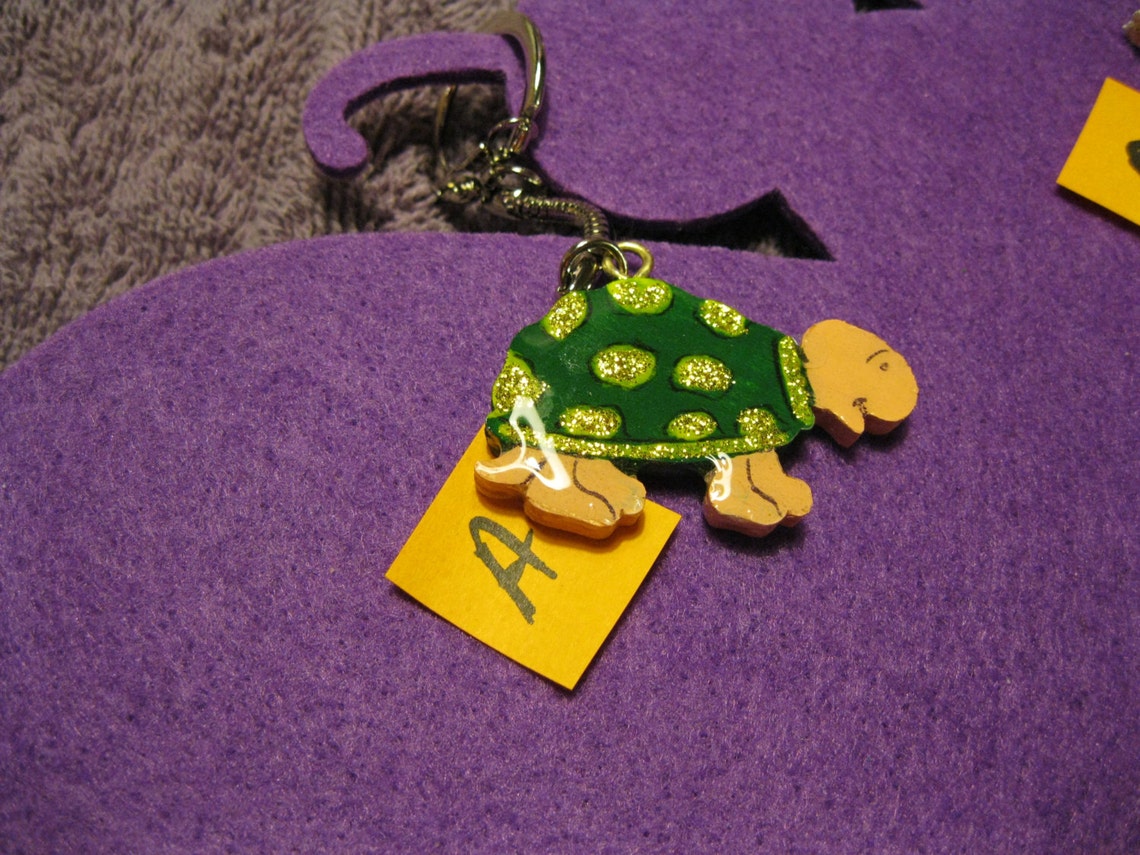 WOODEN Cutout KEY CHAINS - Etsy