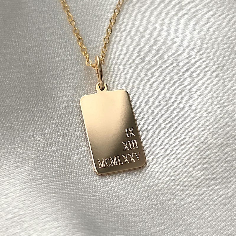 Rectangle Pendant - Etsy