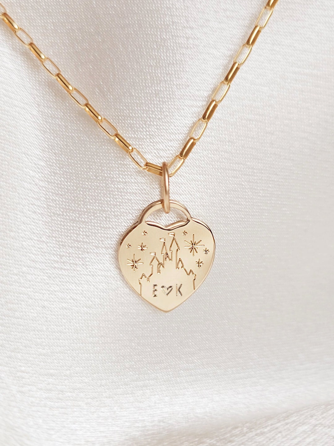 Personalized Happily Ever After Castle | 14k Gold Filled Sterling ...