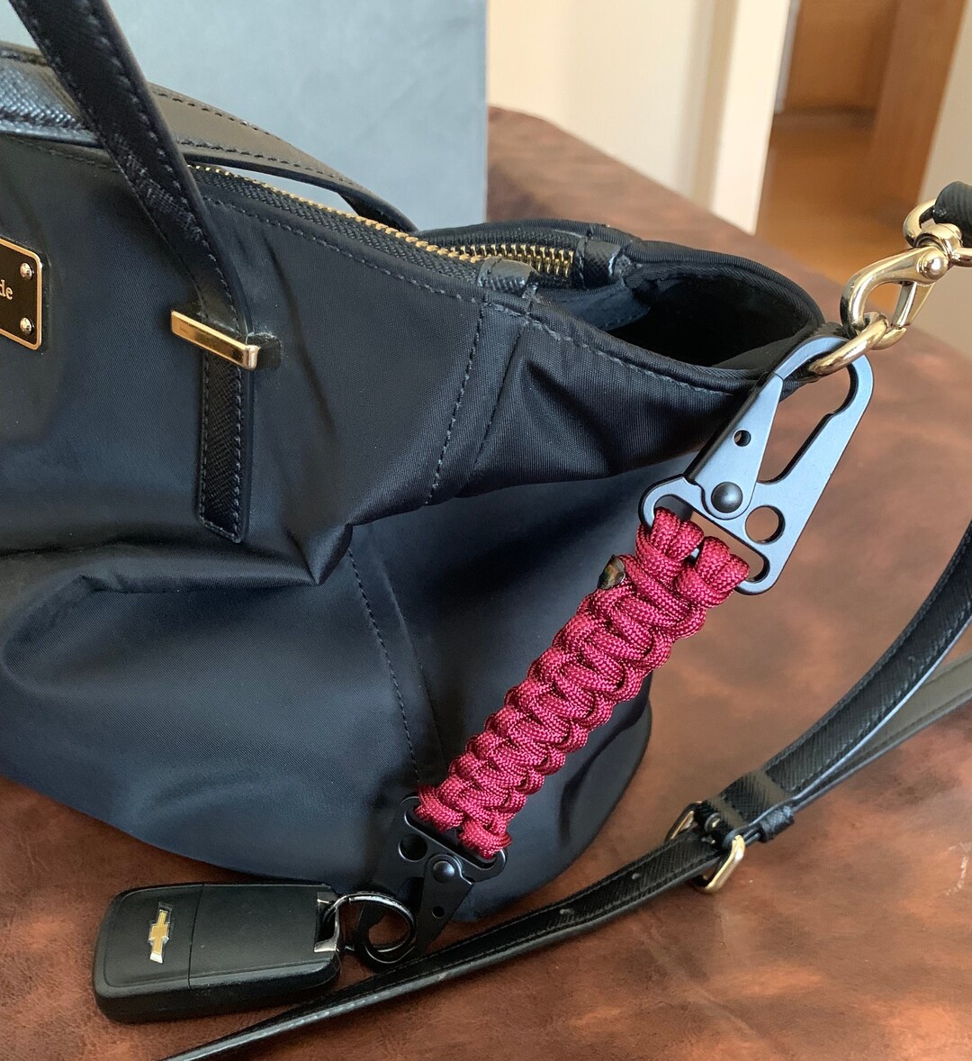 Dual Hook Paracord Rifle Clip, 550 Paracord Keychain, Tactical Knife ...