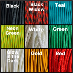 Dual Hook Paracord Rifle Clip, 550 Paracord Keychain, Tactical Knife ...