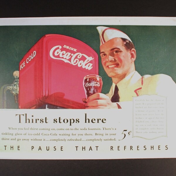 1940s Coca Cola Ads - Etsy