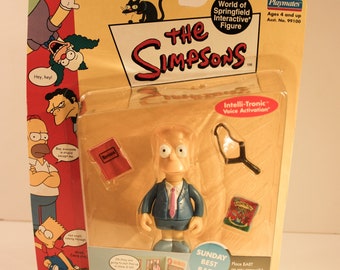 Simpsons Stephen Hawking 2003 World of Springfield Interactive Figure ...